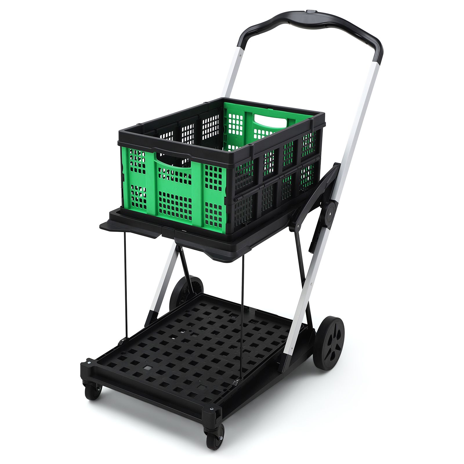 foldable shopping cart with wheels sold on Temu United States