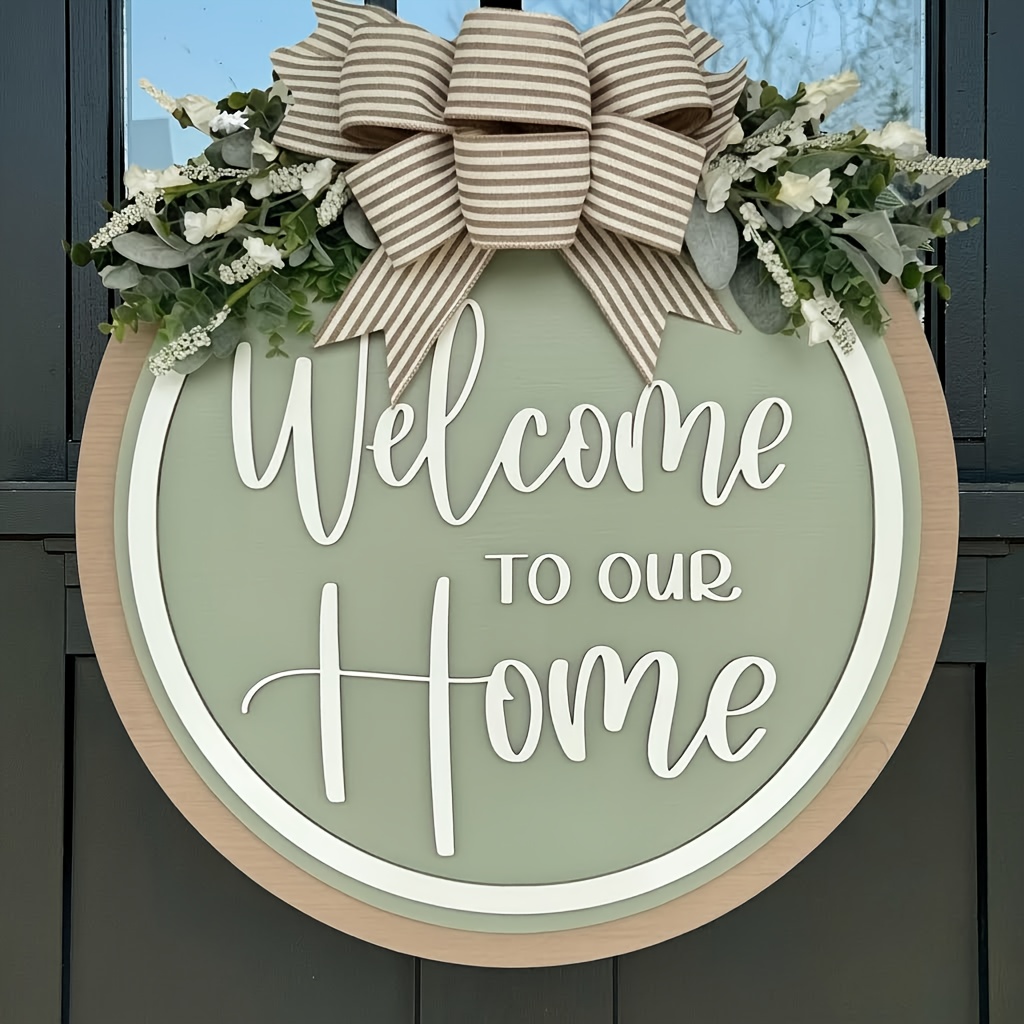 front door wreath sold on Temu United States