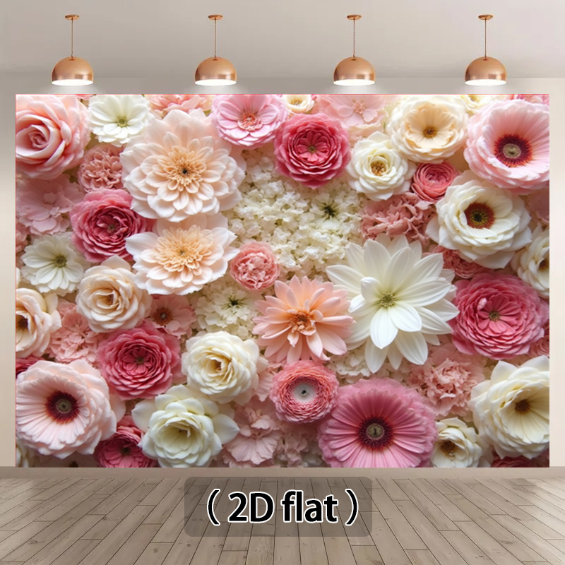 flower backdrop sold on Temu United States