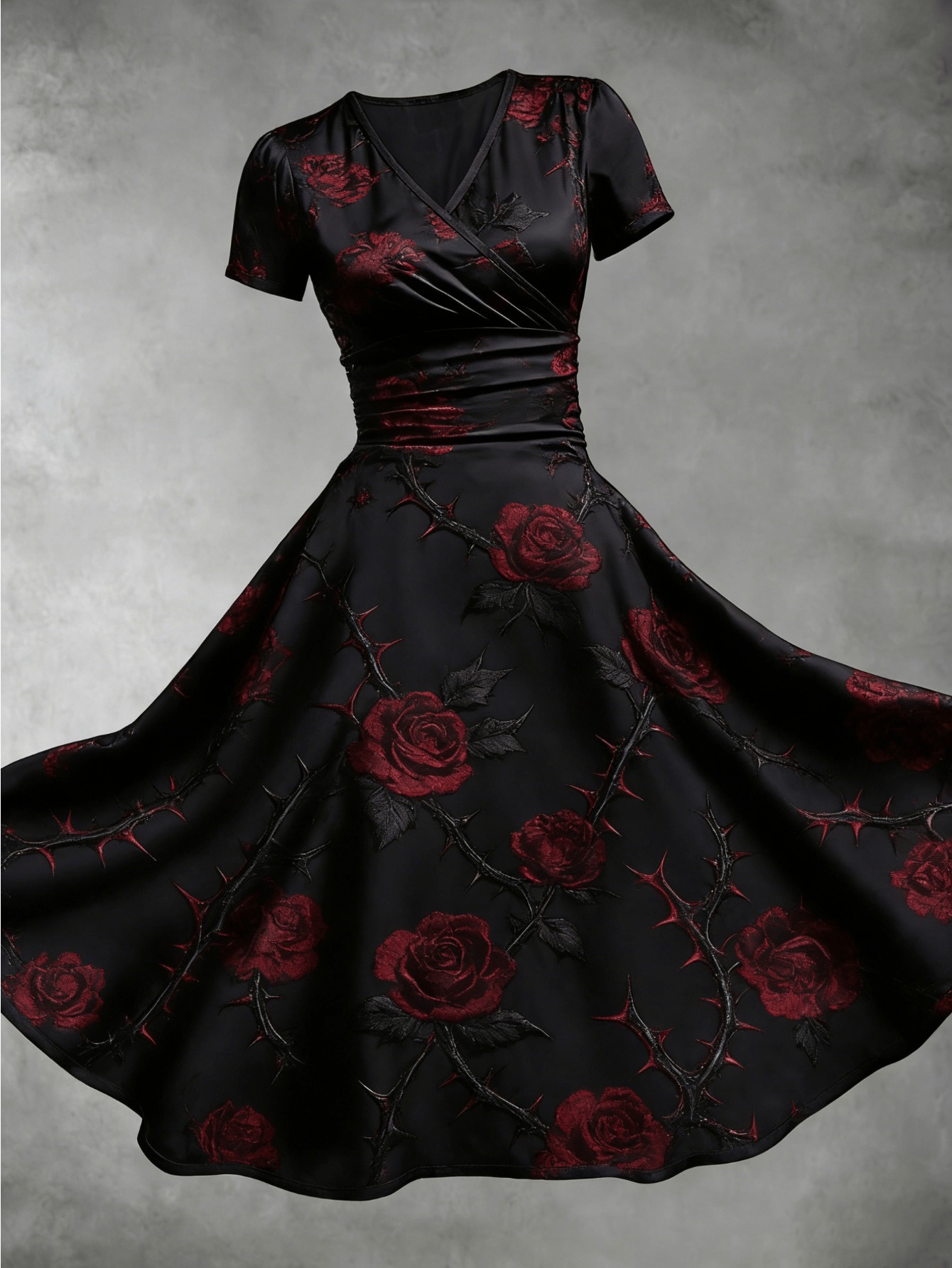 rose dresses sold on Temu United States