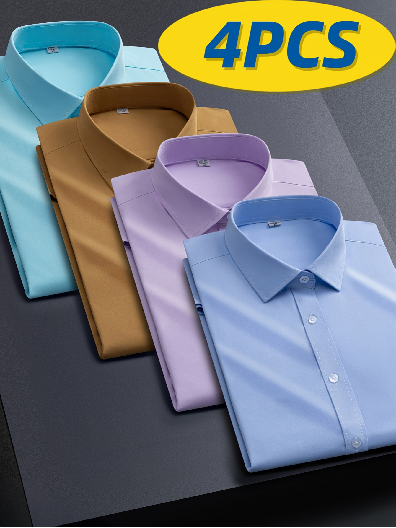 mens dress shirts sold on Temu United States