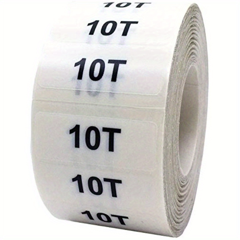 clothing size chart sold on Temu United States