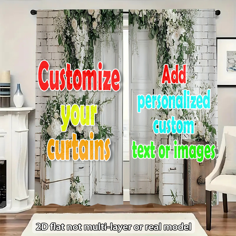 custom curtains sold on Temu United States