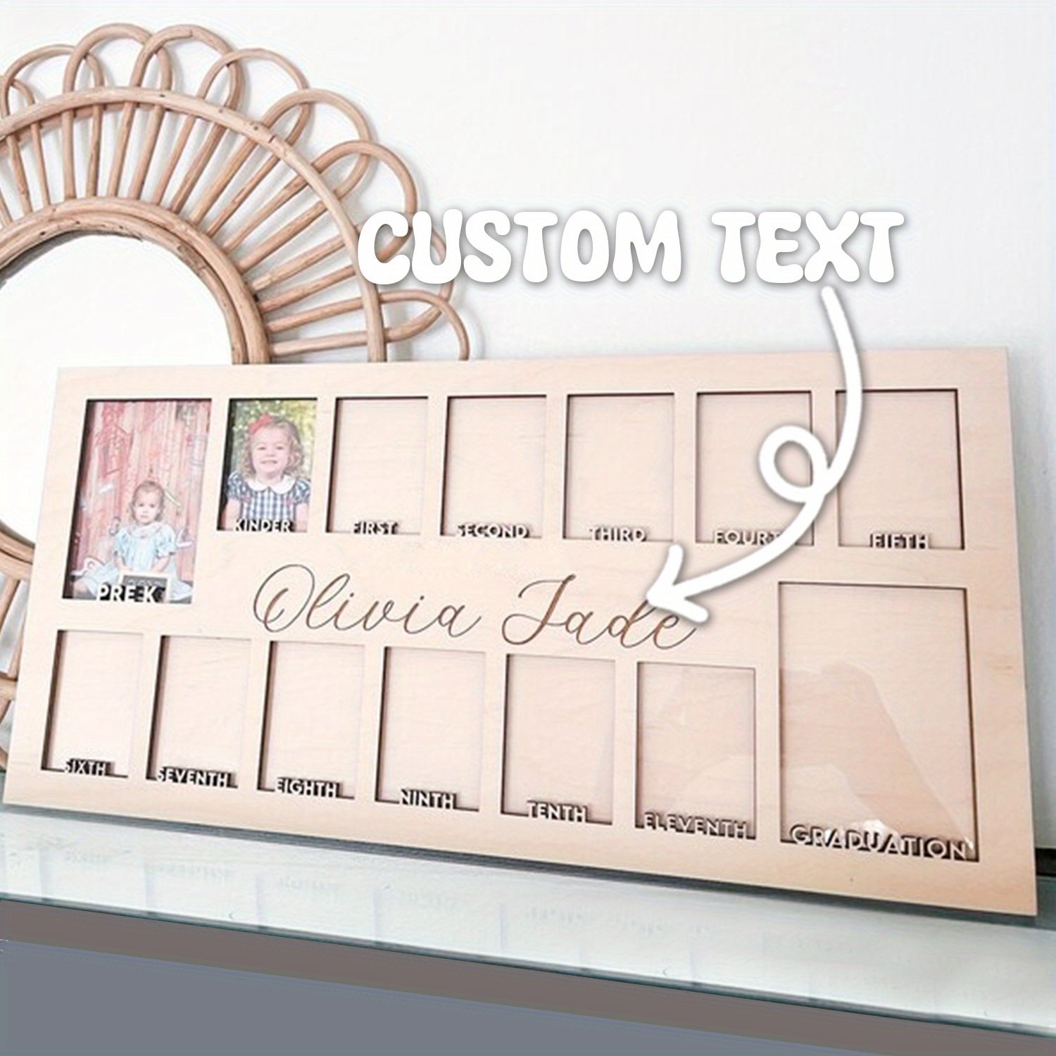 school photo frames sold on Temu Australia