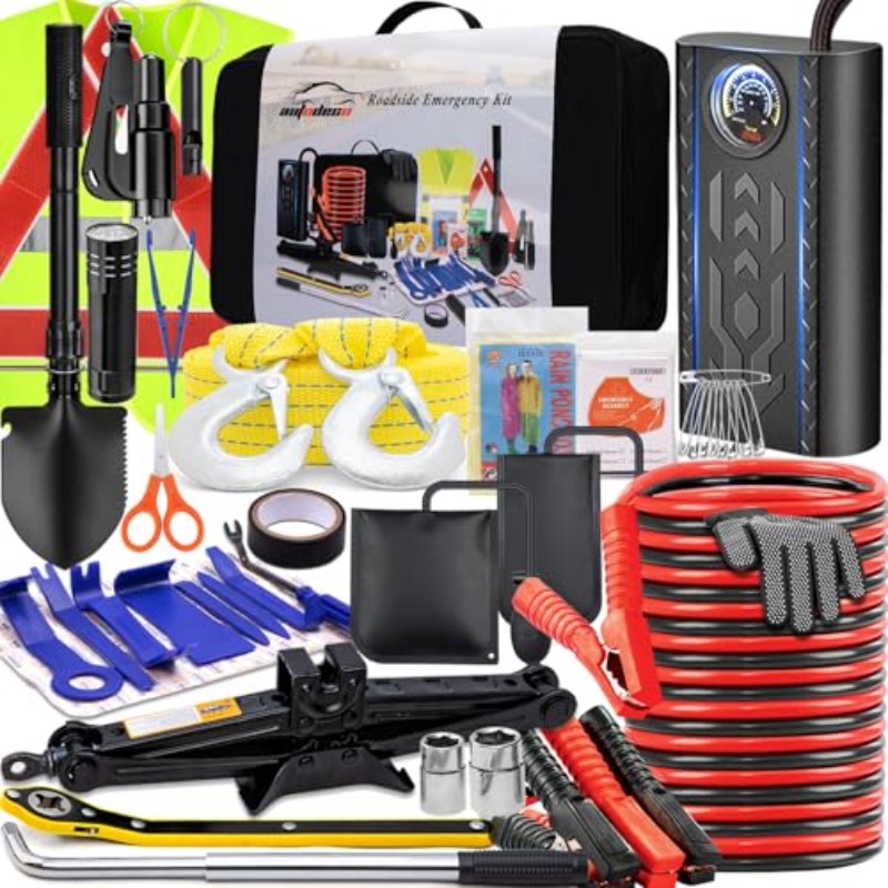 emergency roadside kit sold on Temu United States