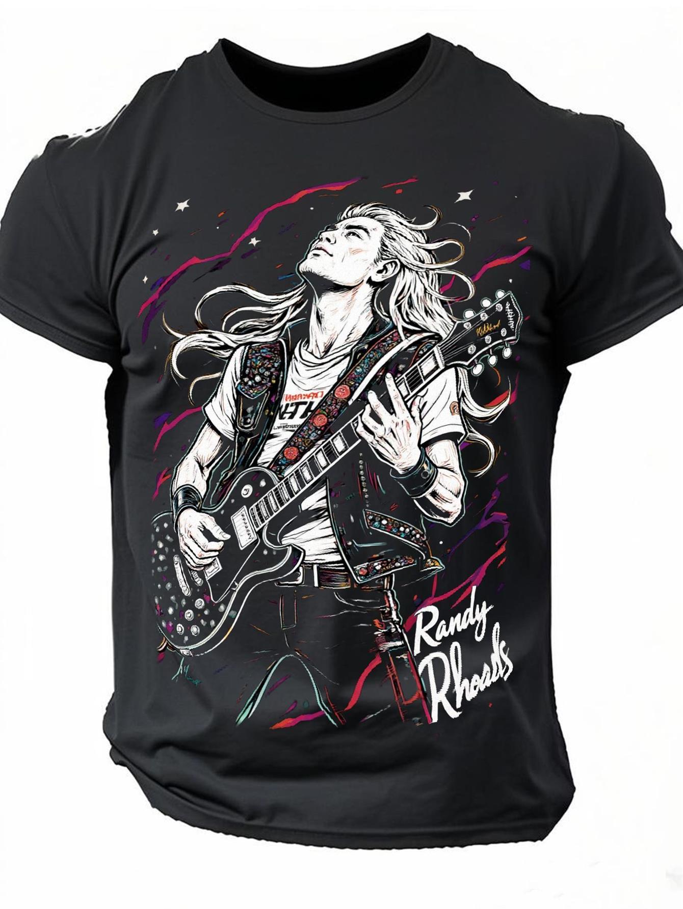 rock t shirt sold on Temu United States