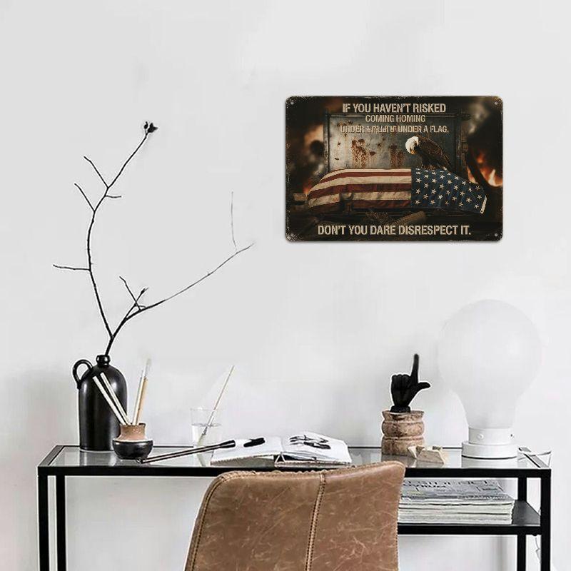 Room Decor Vintage Rustic Metal Tin Poster 8x12 20cm A Bald - Temu