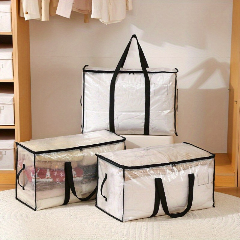 extra large storage bags with zipper sold on Temu United States