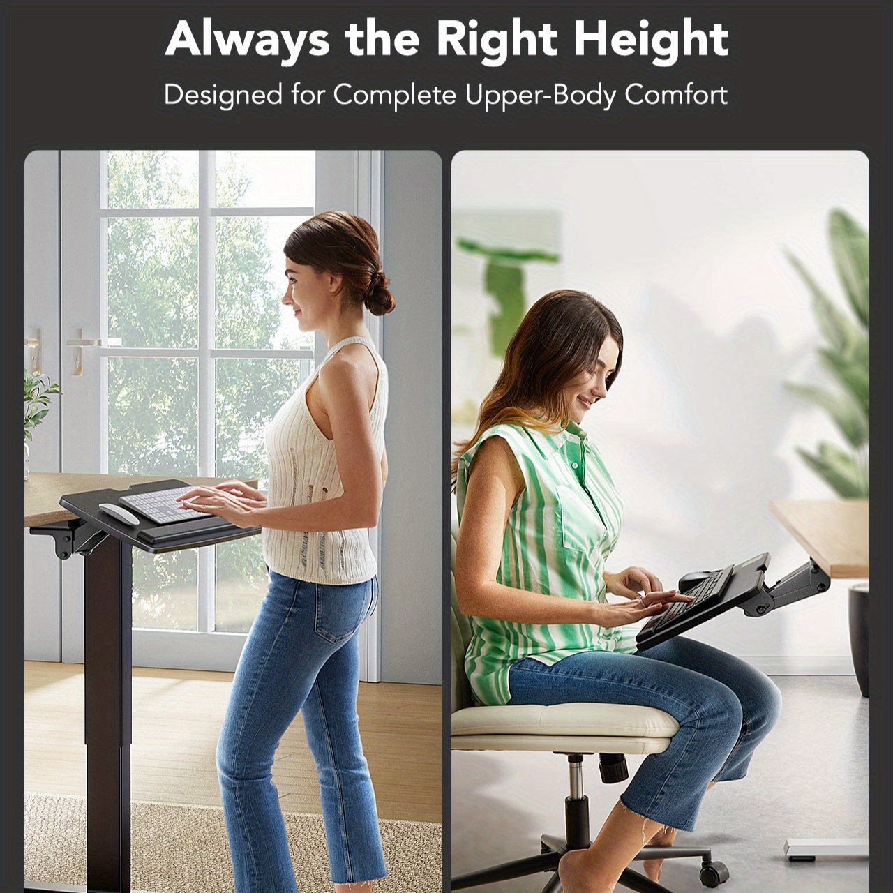 keyboard tray under desk sold on Temu United States