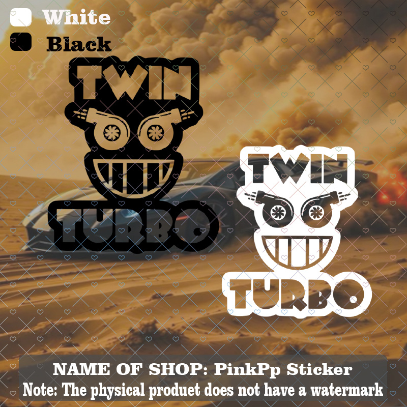 Autocollant Twin Turbo