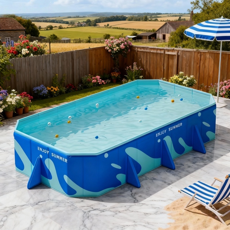 foldable swimming pool sold on Temu Philippines