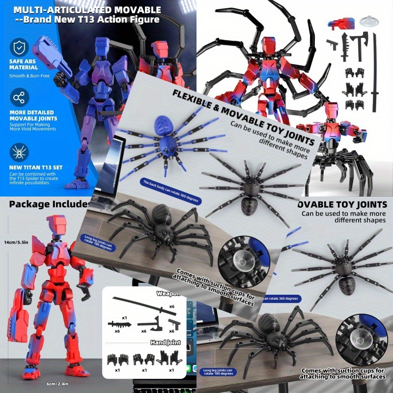 spider action figure sold on Temu United States