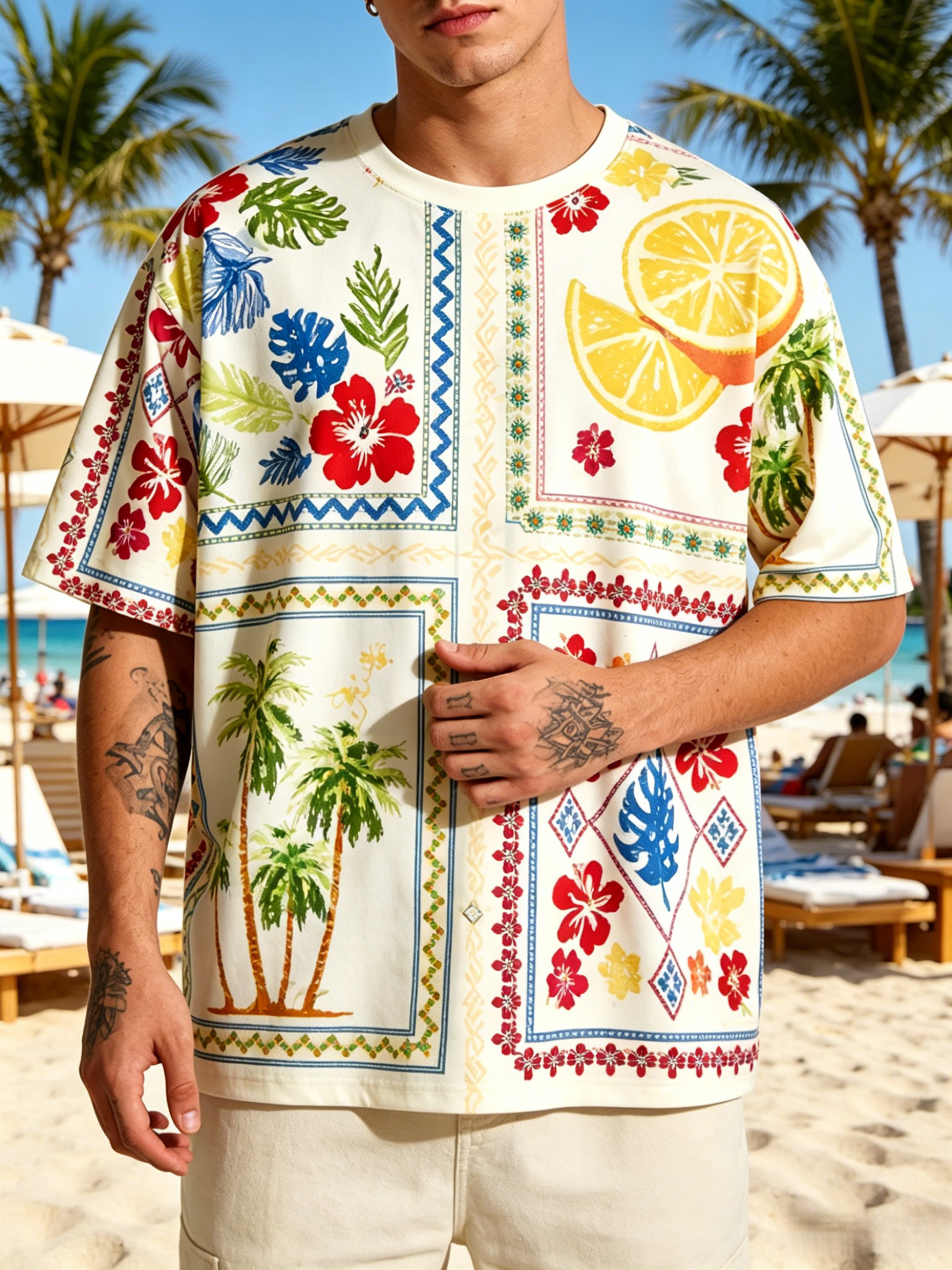 lemon men shirt sold on Temu United States