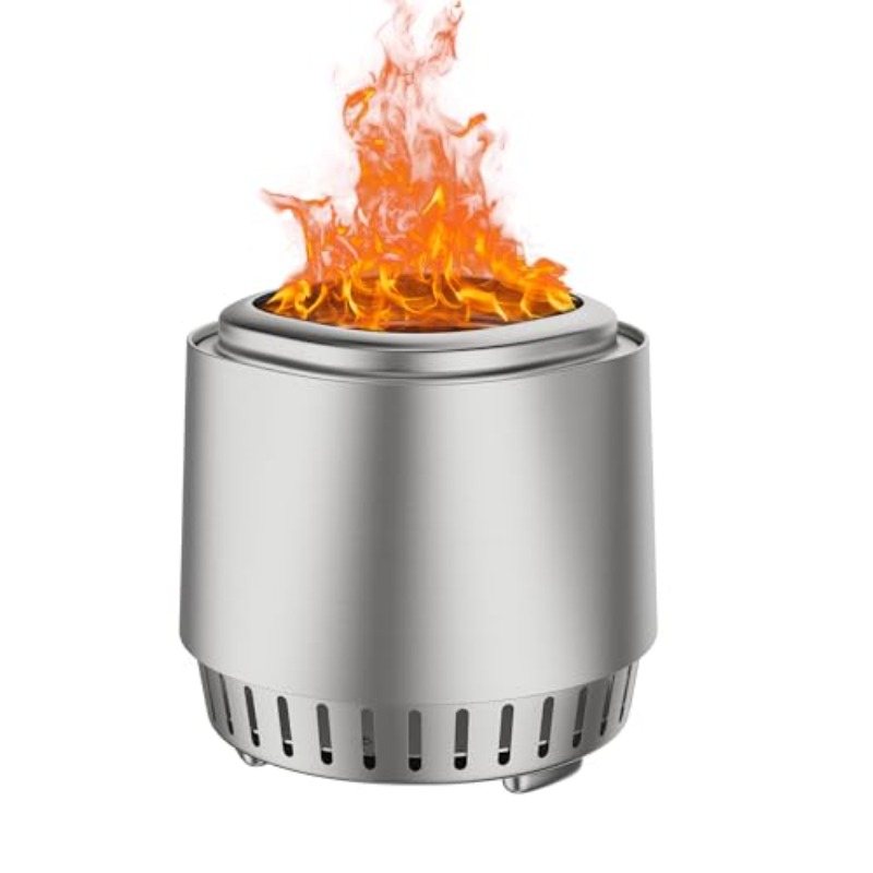 outdoor fire pit smokeless sold on Temu United States