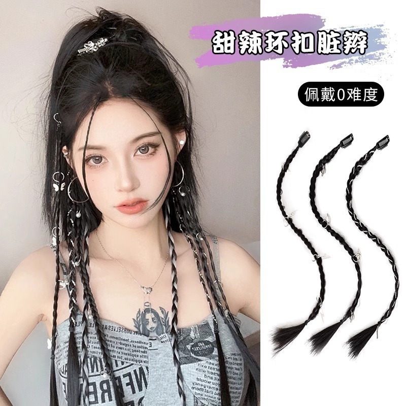 hair braids extensions sold on Temu United States