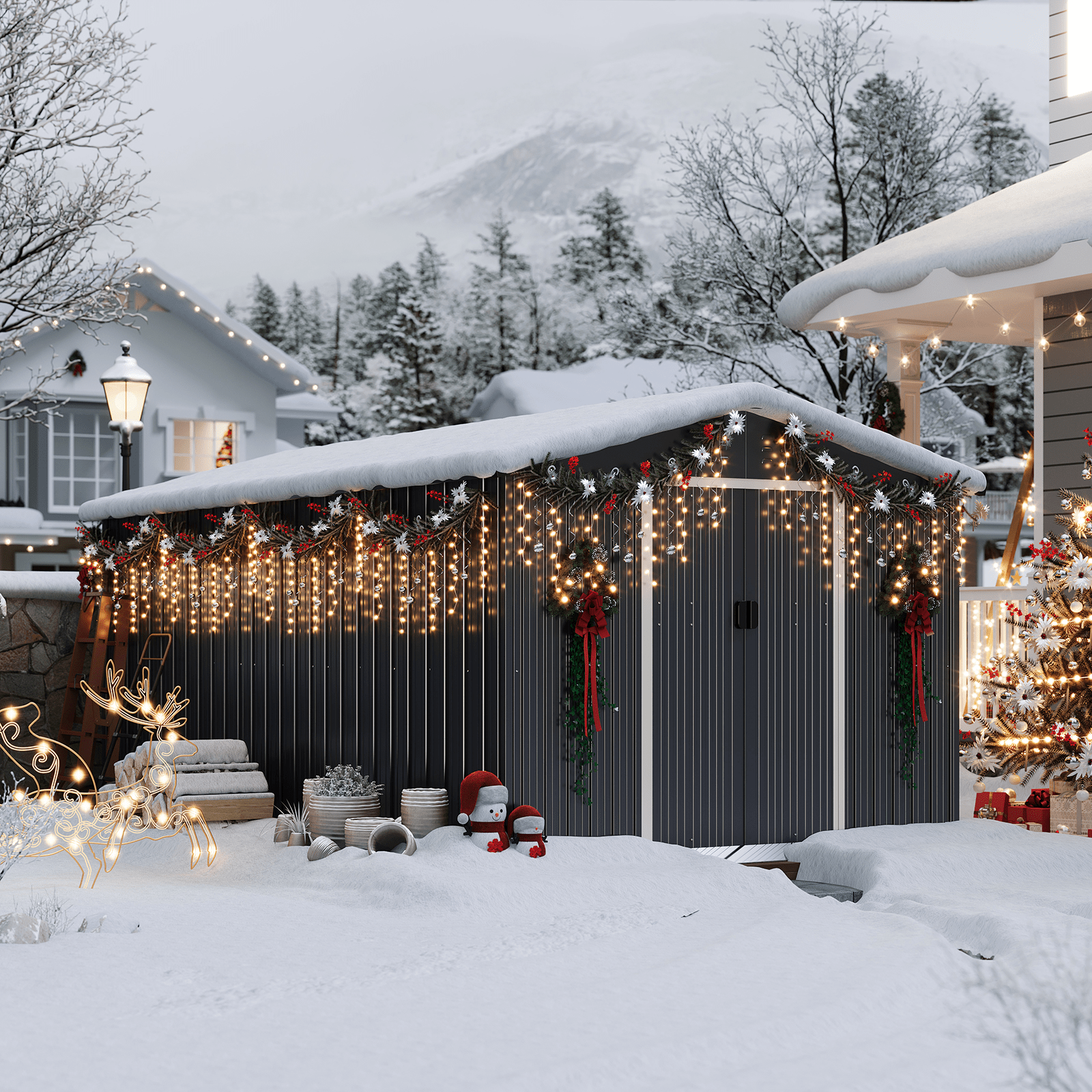 portable garages sold on Temu Canada