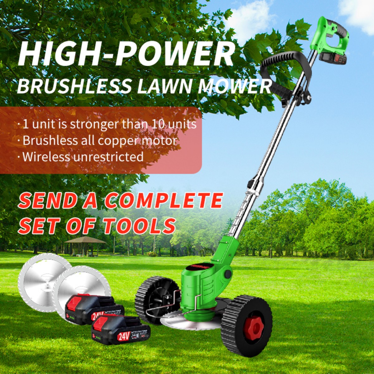 riding lawn mowers sold on Temu United States