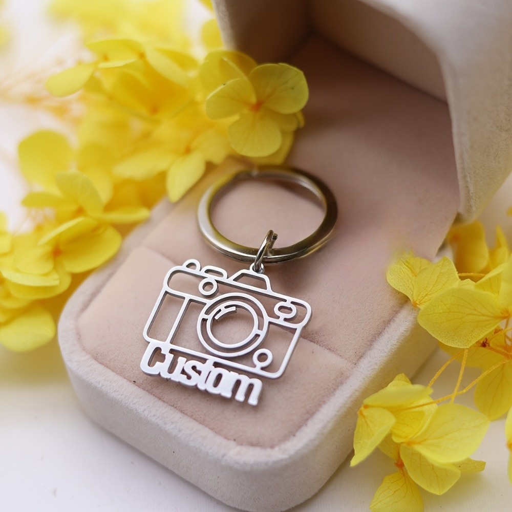 camera keychains sold on Temu United States