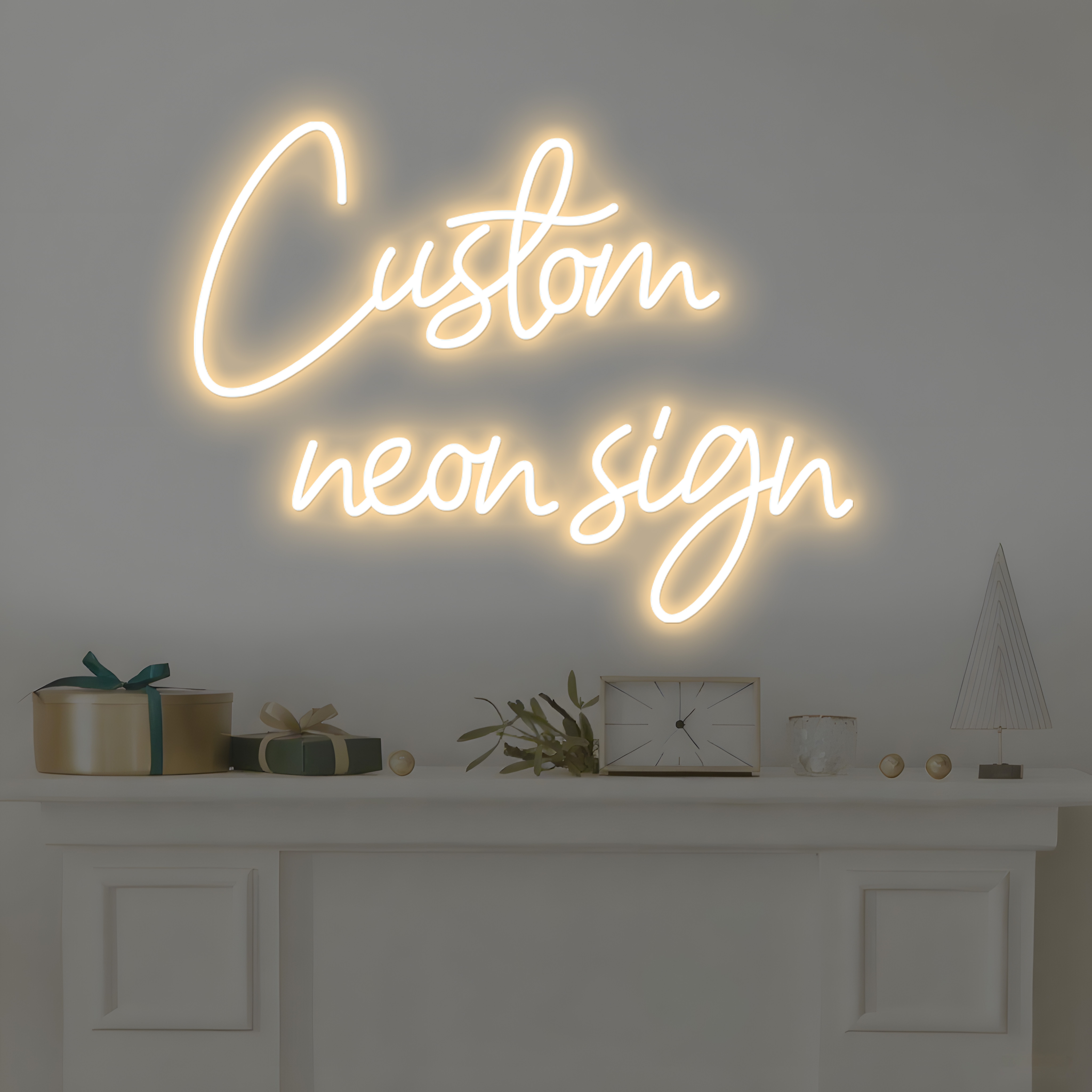personalised neon signs sold on Temu United States