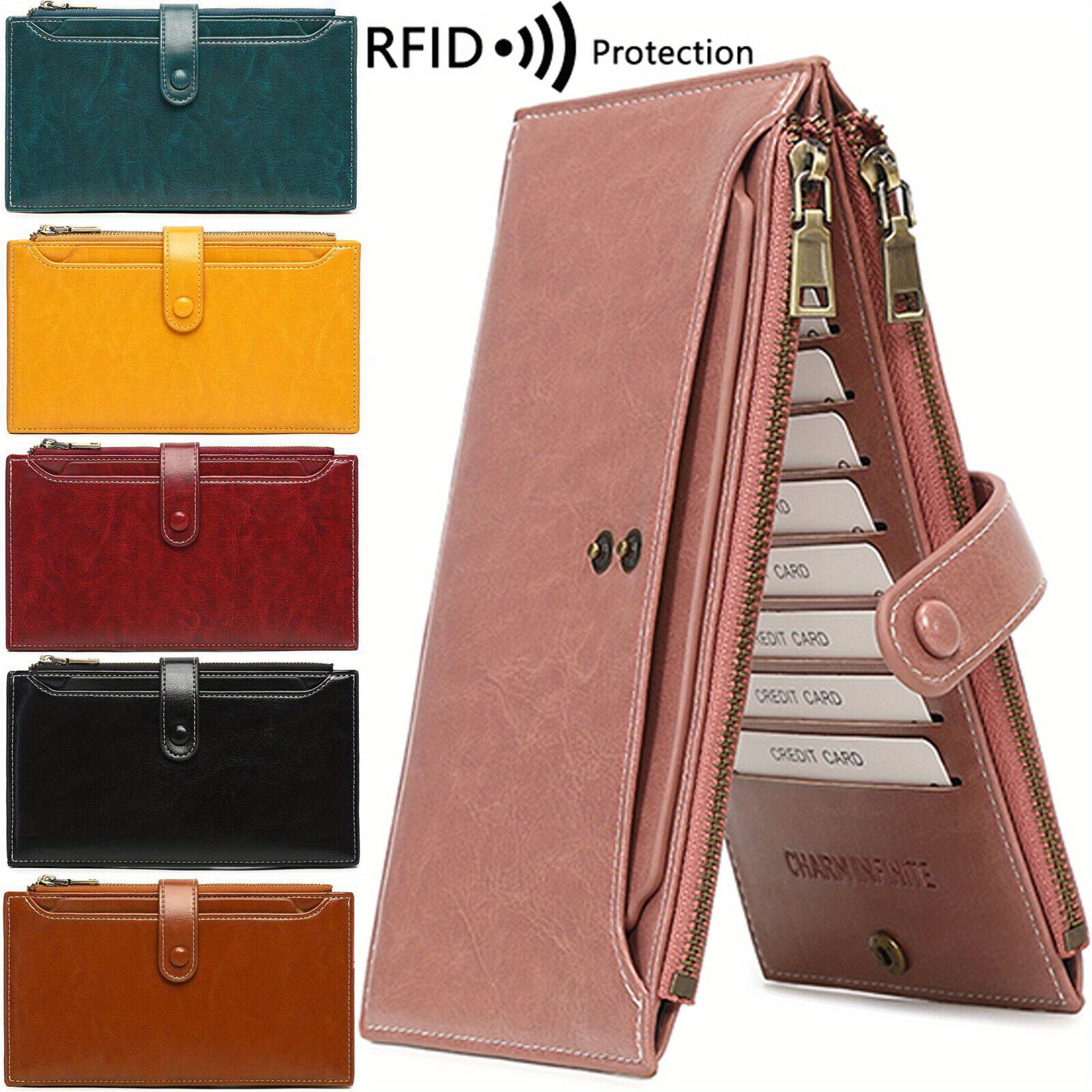 women wallets sold on Temu United States