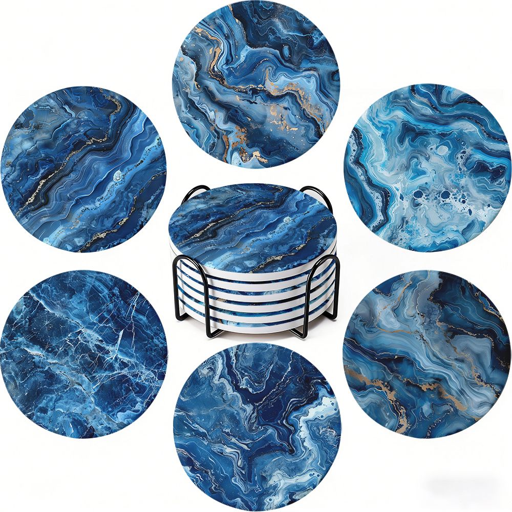 stone drink coasters sold on Temu Australia