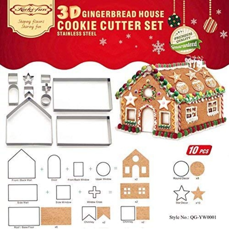 gingerbread house kit sold on Temu United States