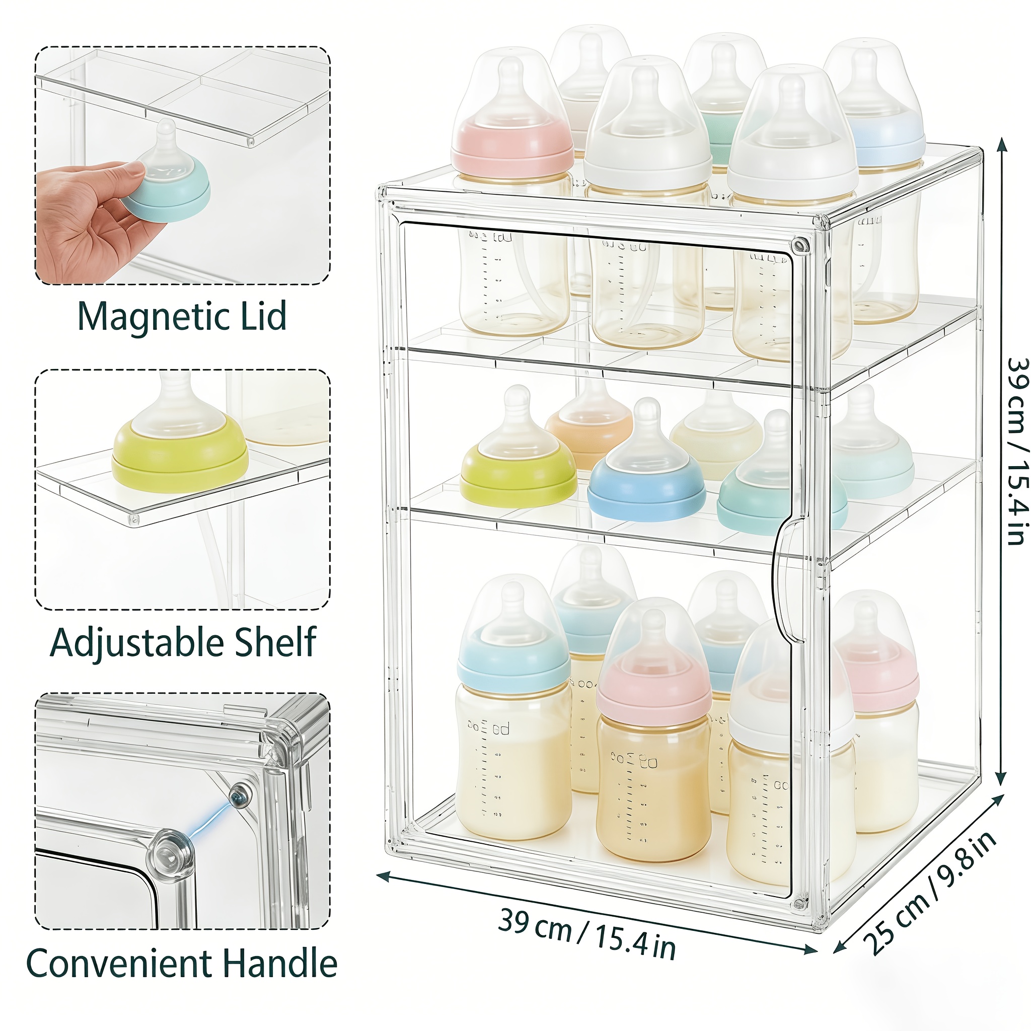 baby bottle storage sold on Temu United States