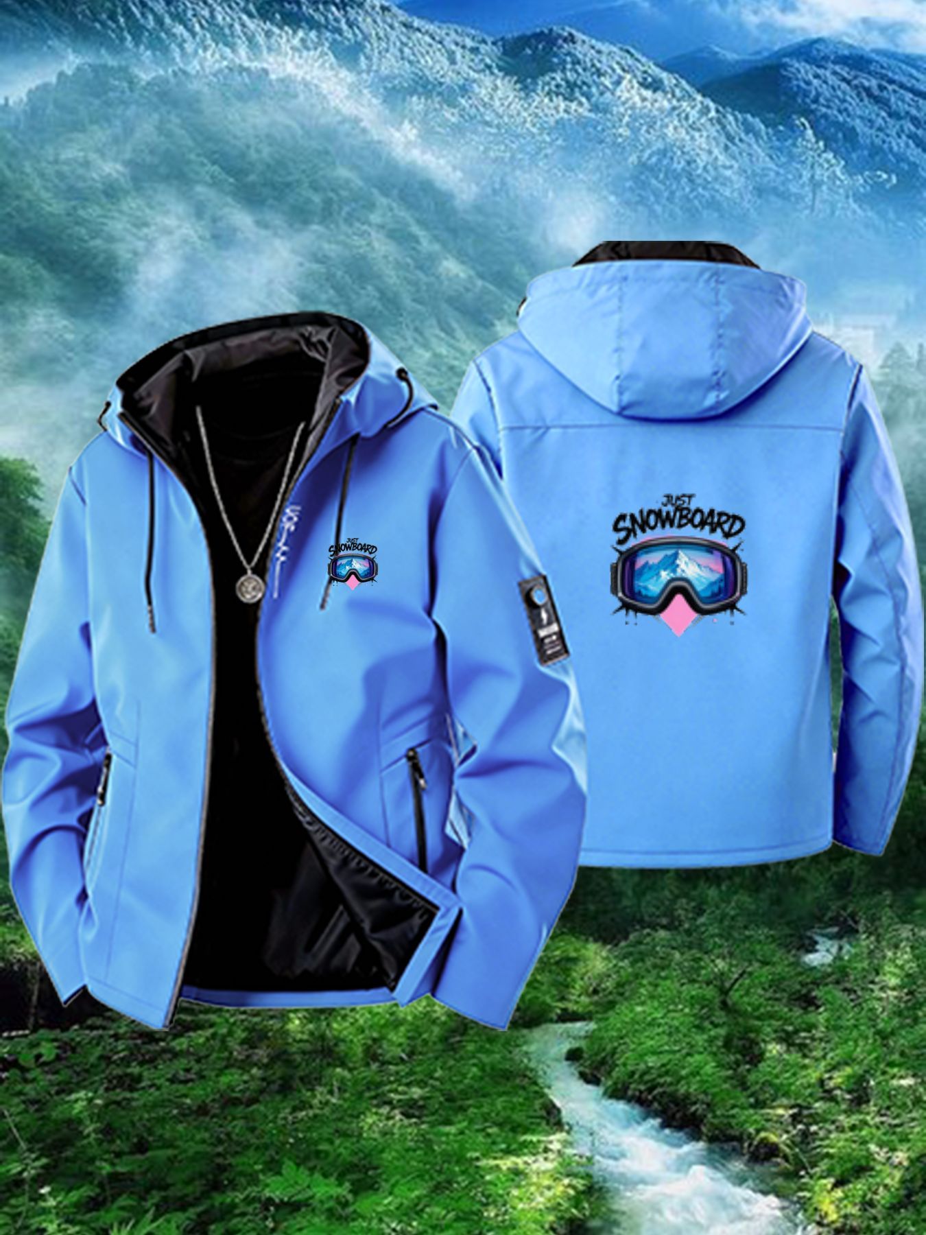 snowboard jackets sold on Temu United States