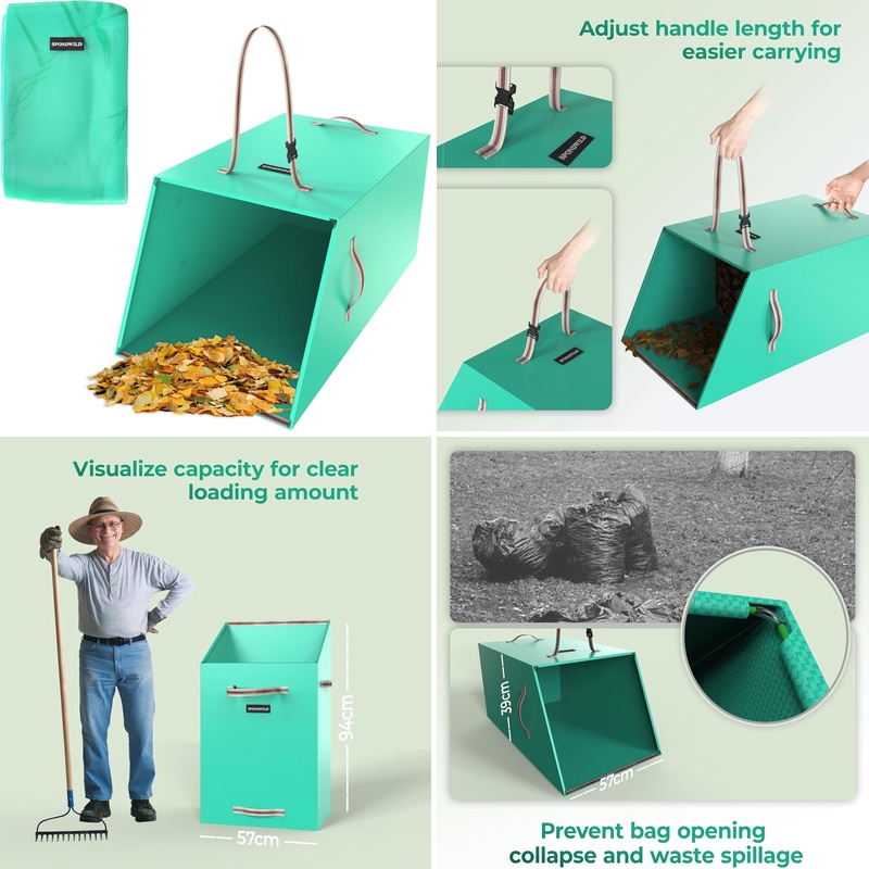 leaf bag holder sold on Temu United States