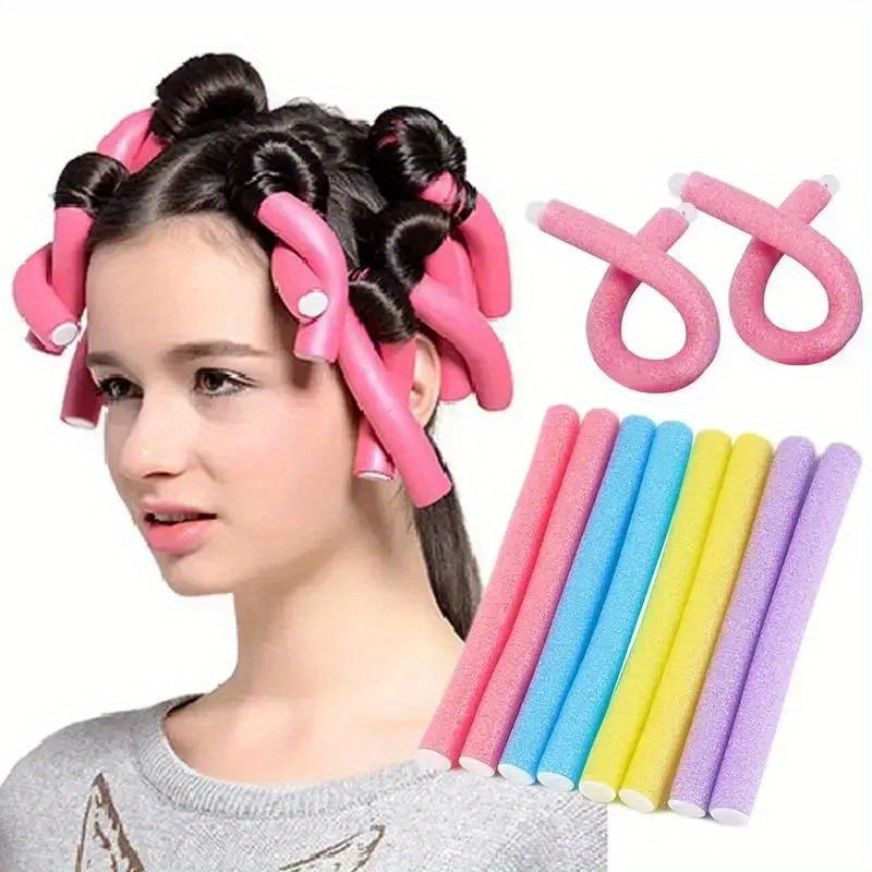 heatless curlers sold on Temu United States