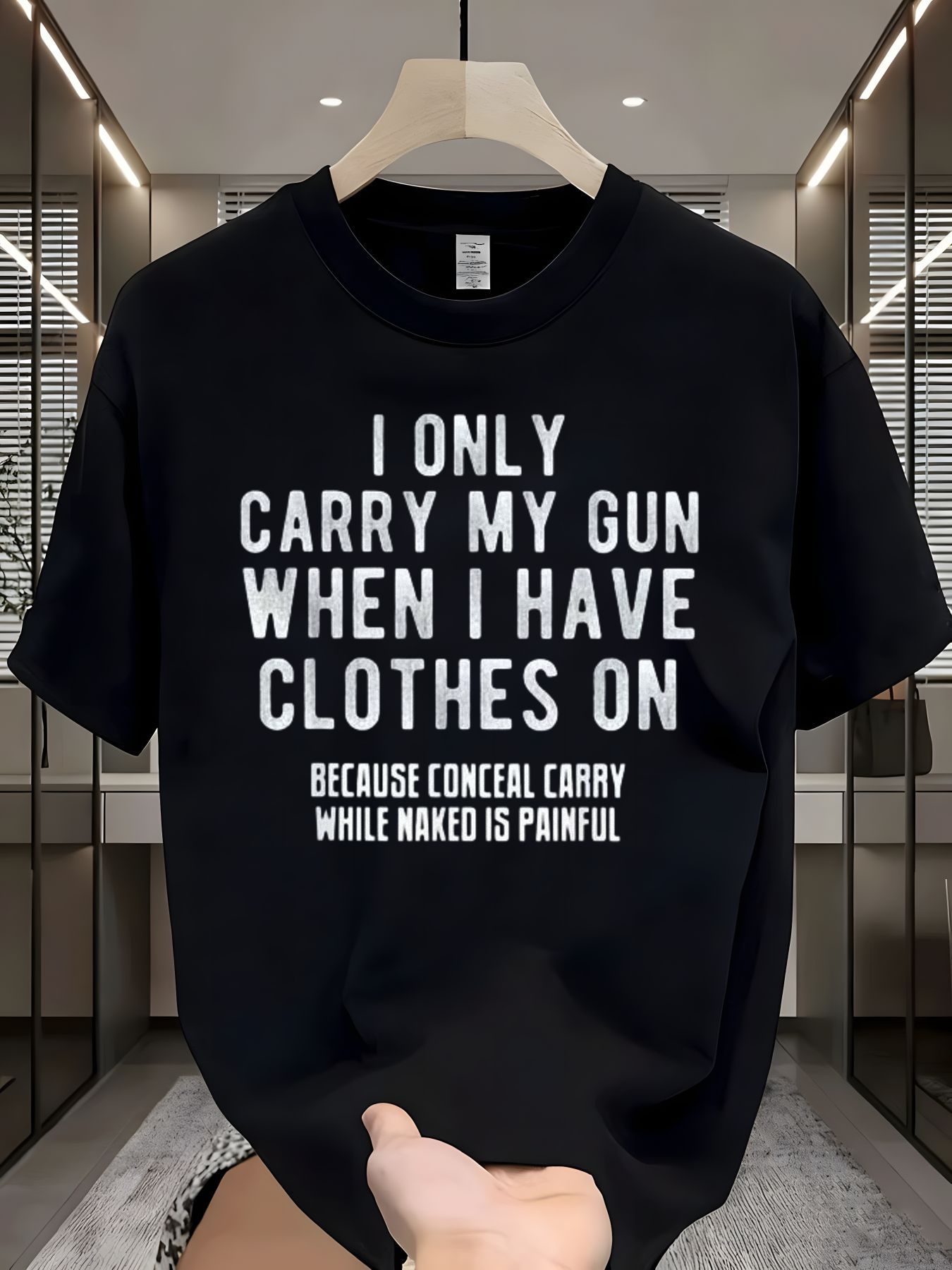 concealed carry shirt sold on Temu United States
