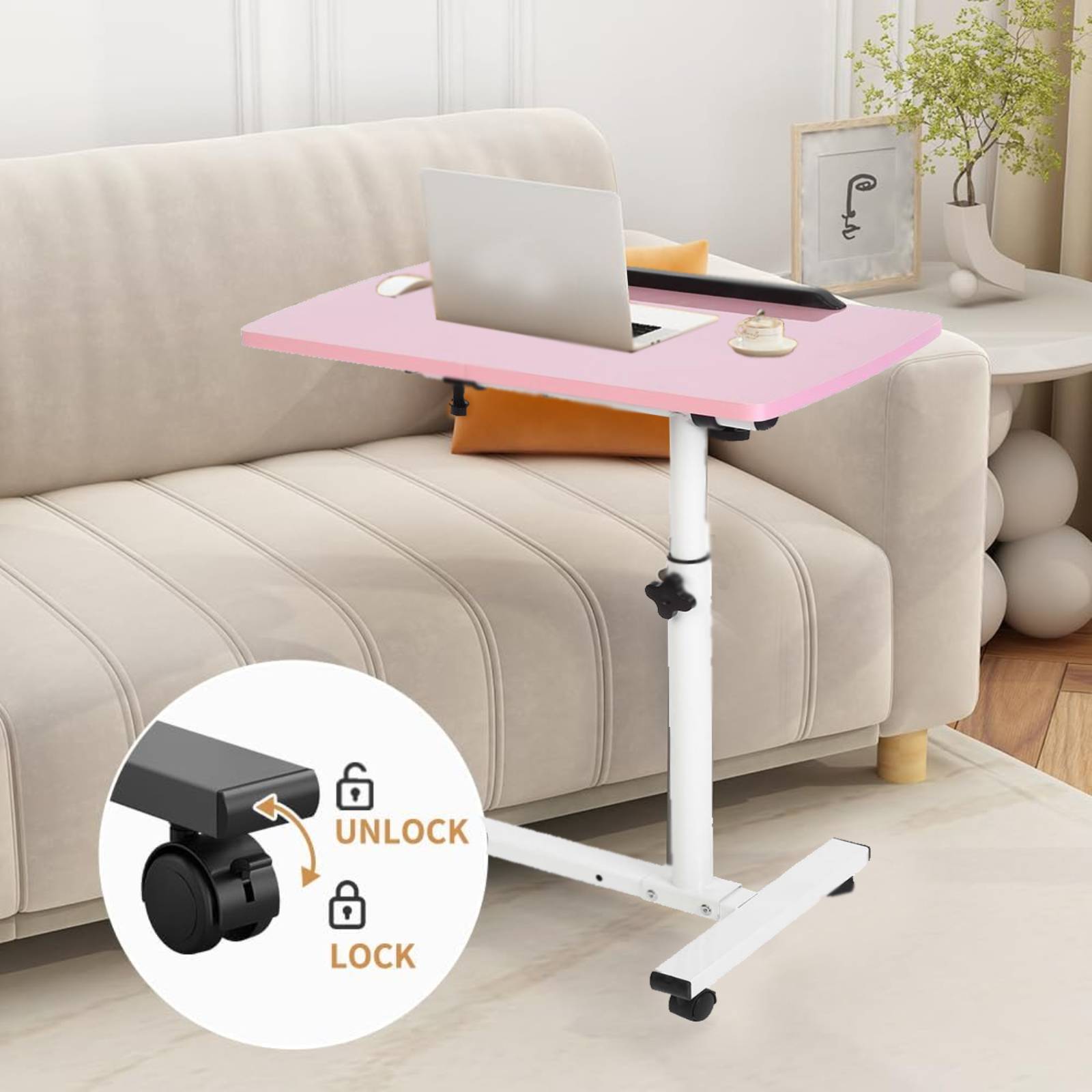 Rolling Computer Cart Lock