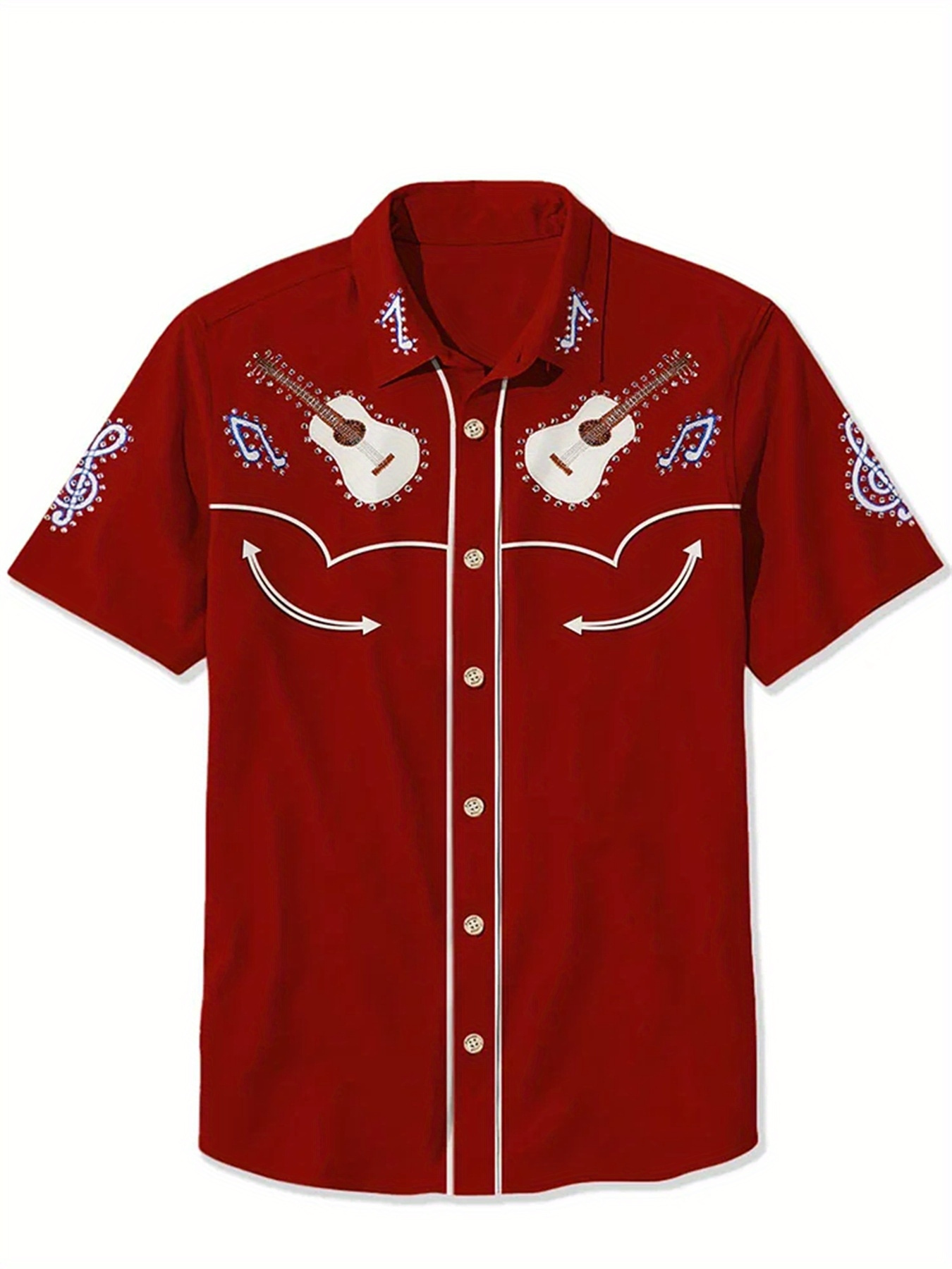men western shirts sold on Temu United States