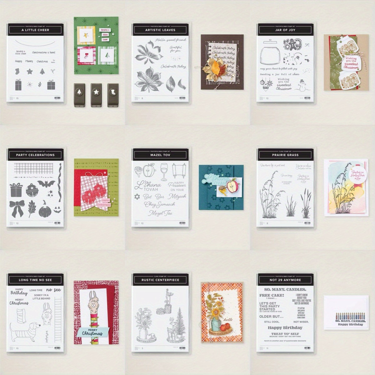 stamps and dies sold on Temu United States
