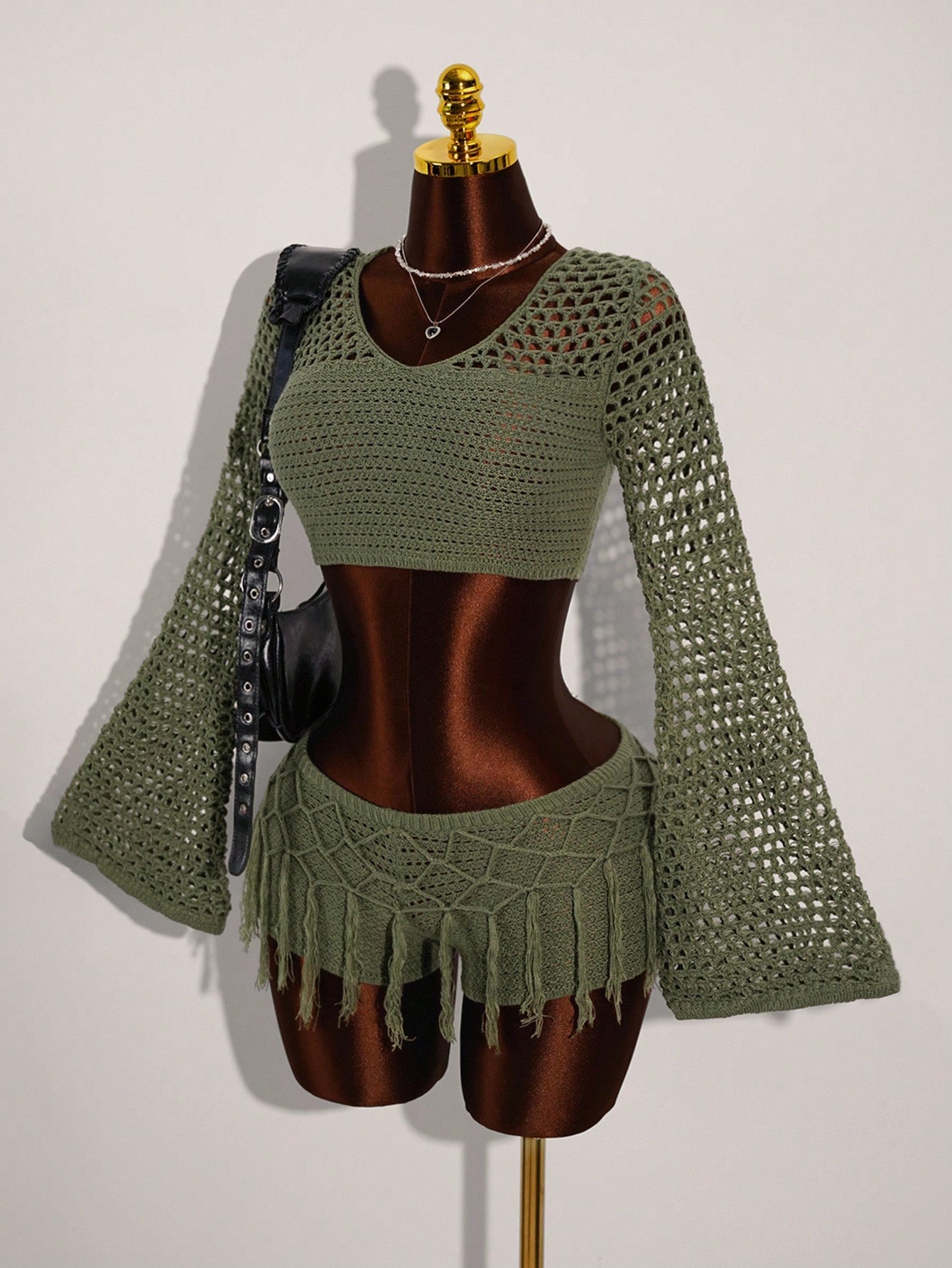 beach two piece outfit sold on Temu United States