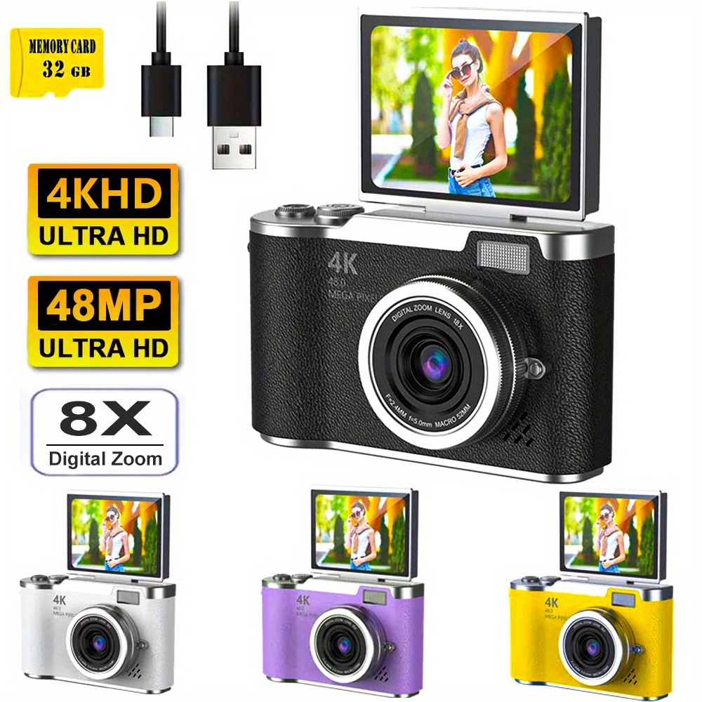 digital cameras sold on Temu United States