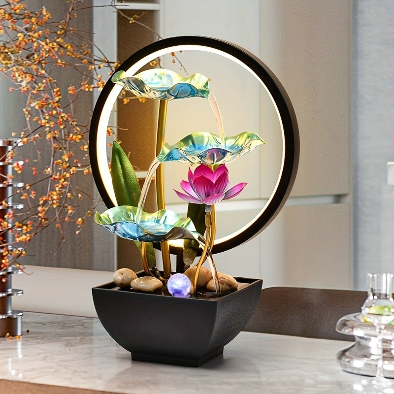 Glass Tabletop Water Fountains Indoor