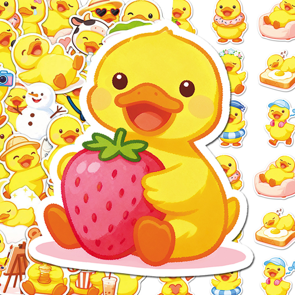 rubber duck stickers sold on Temu United States