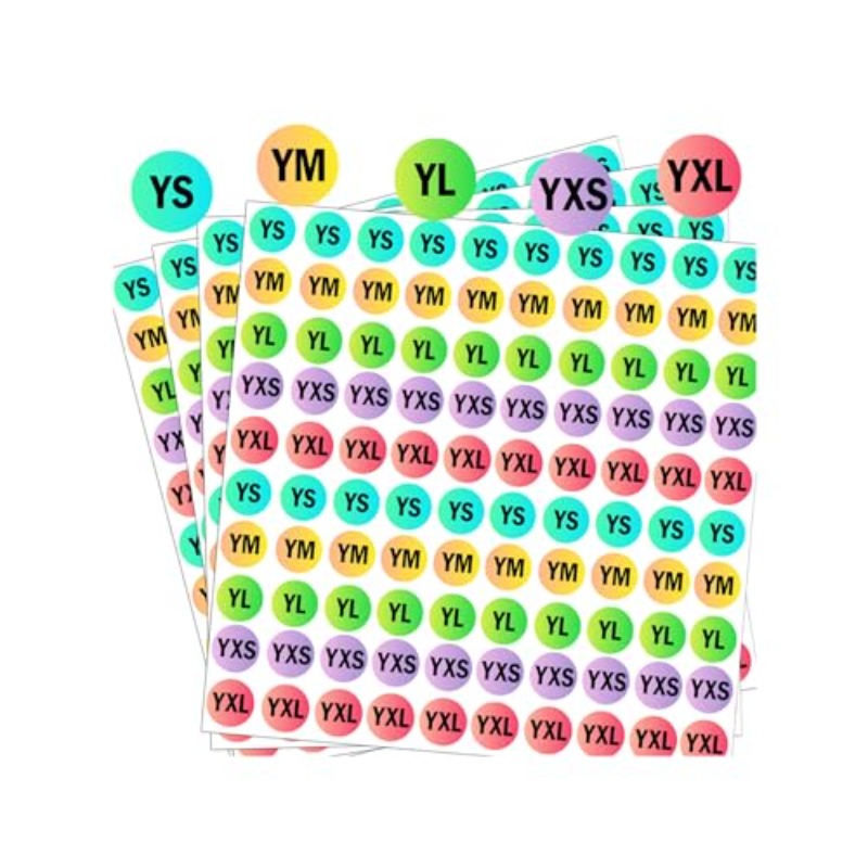 clothing size chart sold on Temu United States