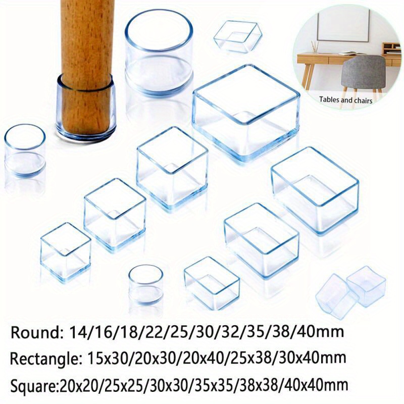 furniture leg caps sold on Temu United States