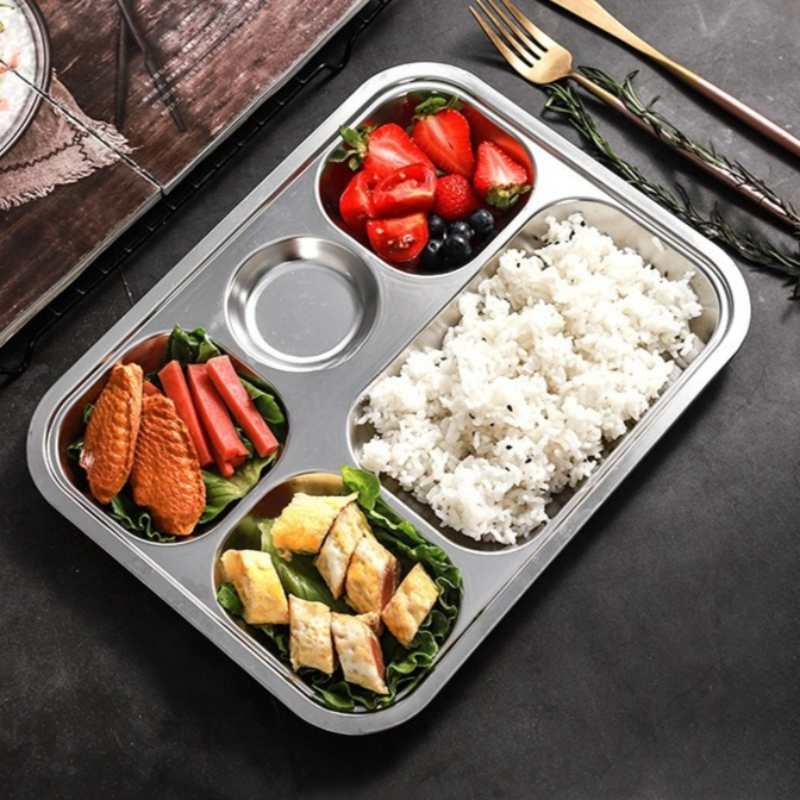 dinner plates with compartments sold on Temu United States