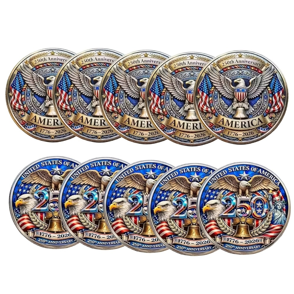 challenge coin collection sold on Temu United States