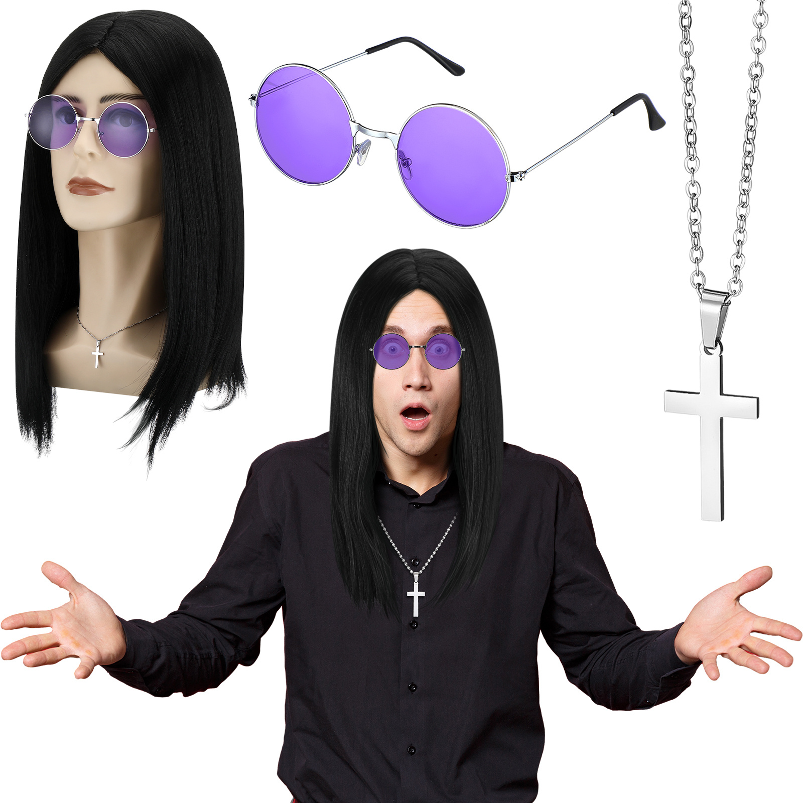rock star costume sold on Temu United States