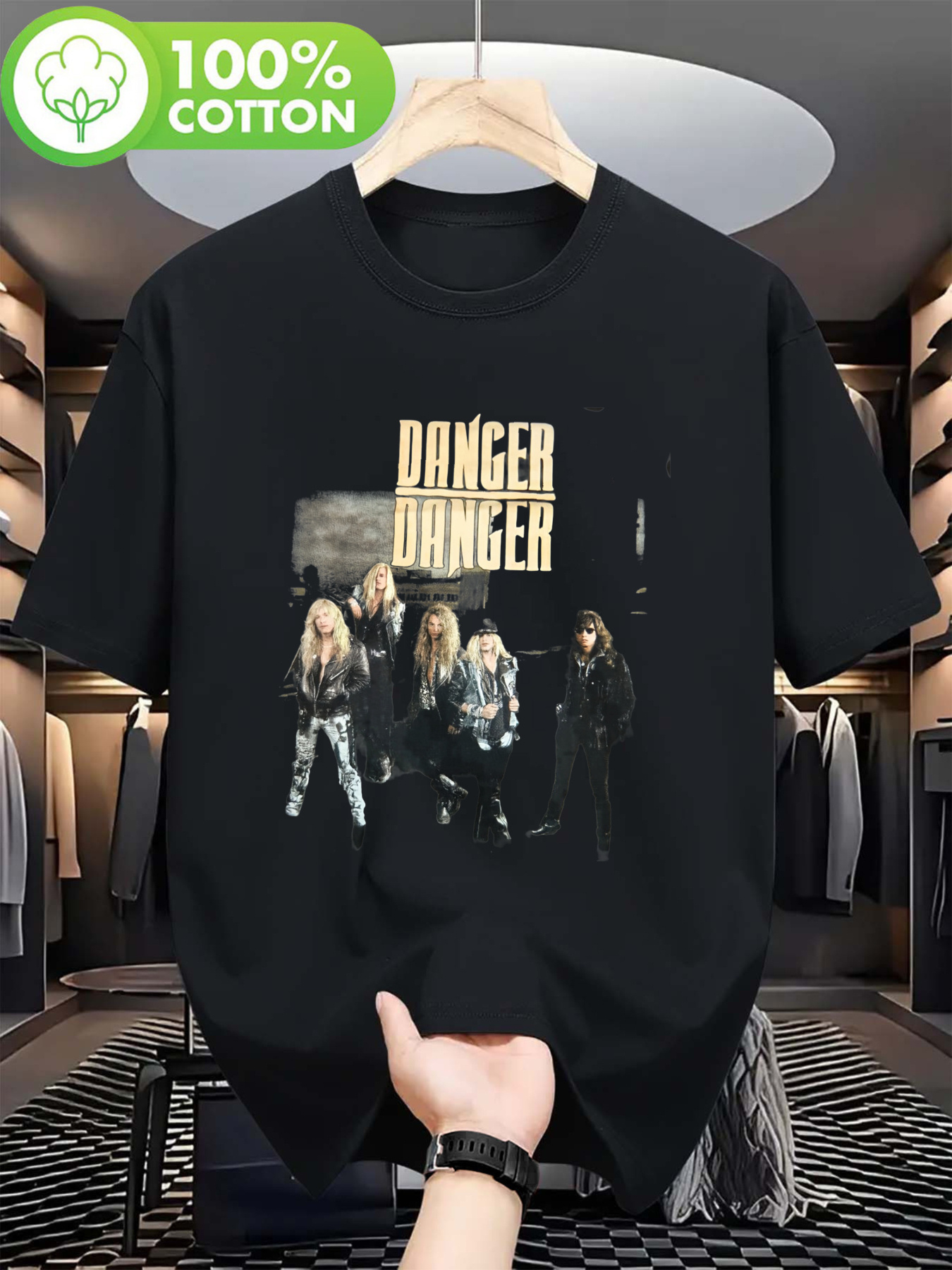 rock t shirt sold on Temu United States
