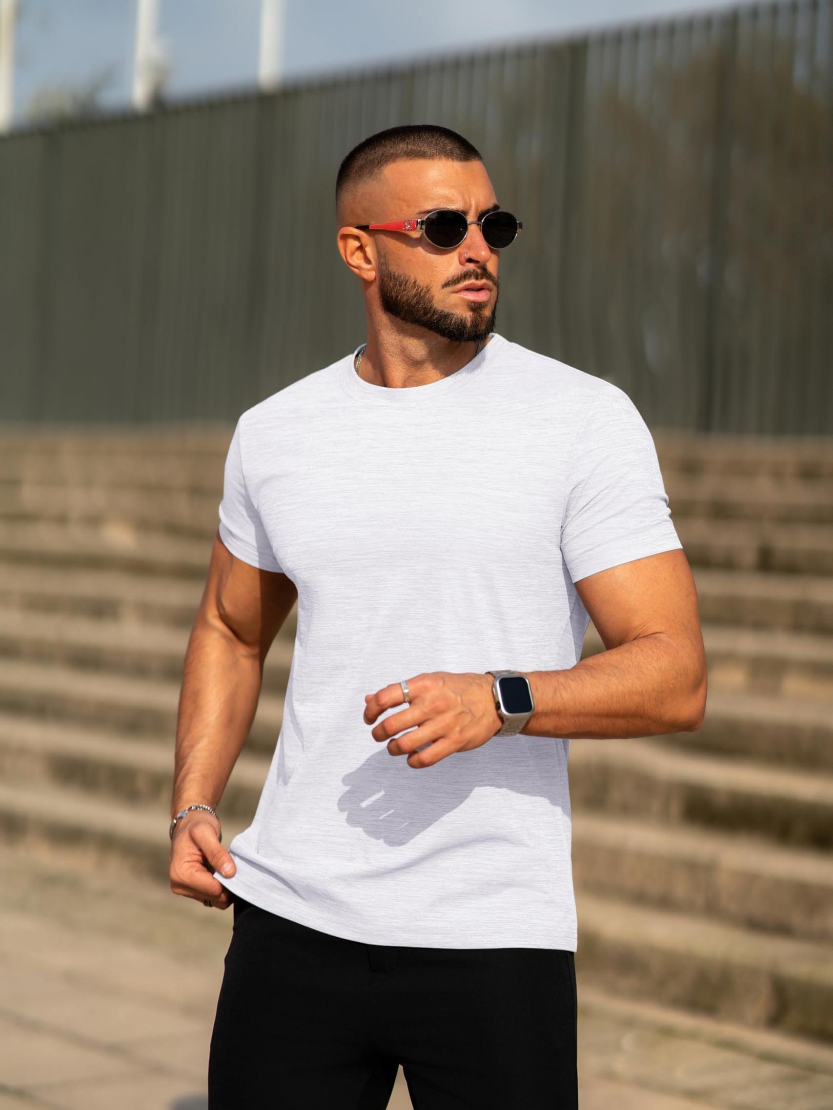 men shirts muscle fit sold on Temu United States