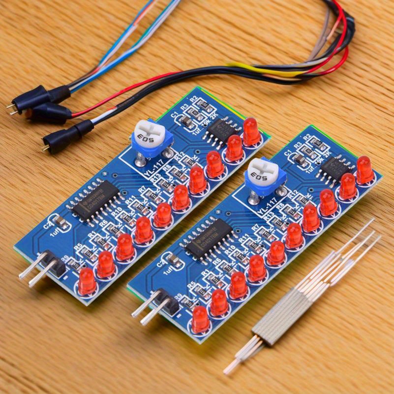 1pc dual ne555 cd4017 water flowing light module diy electronic circuit ...