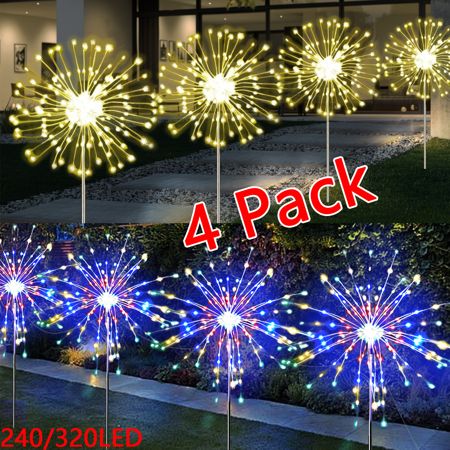 solar lights sold on Temu United States