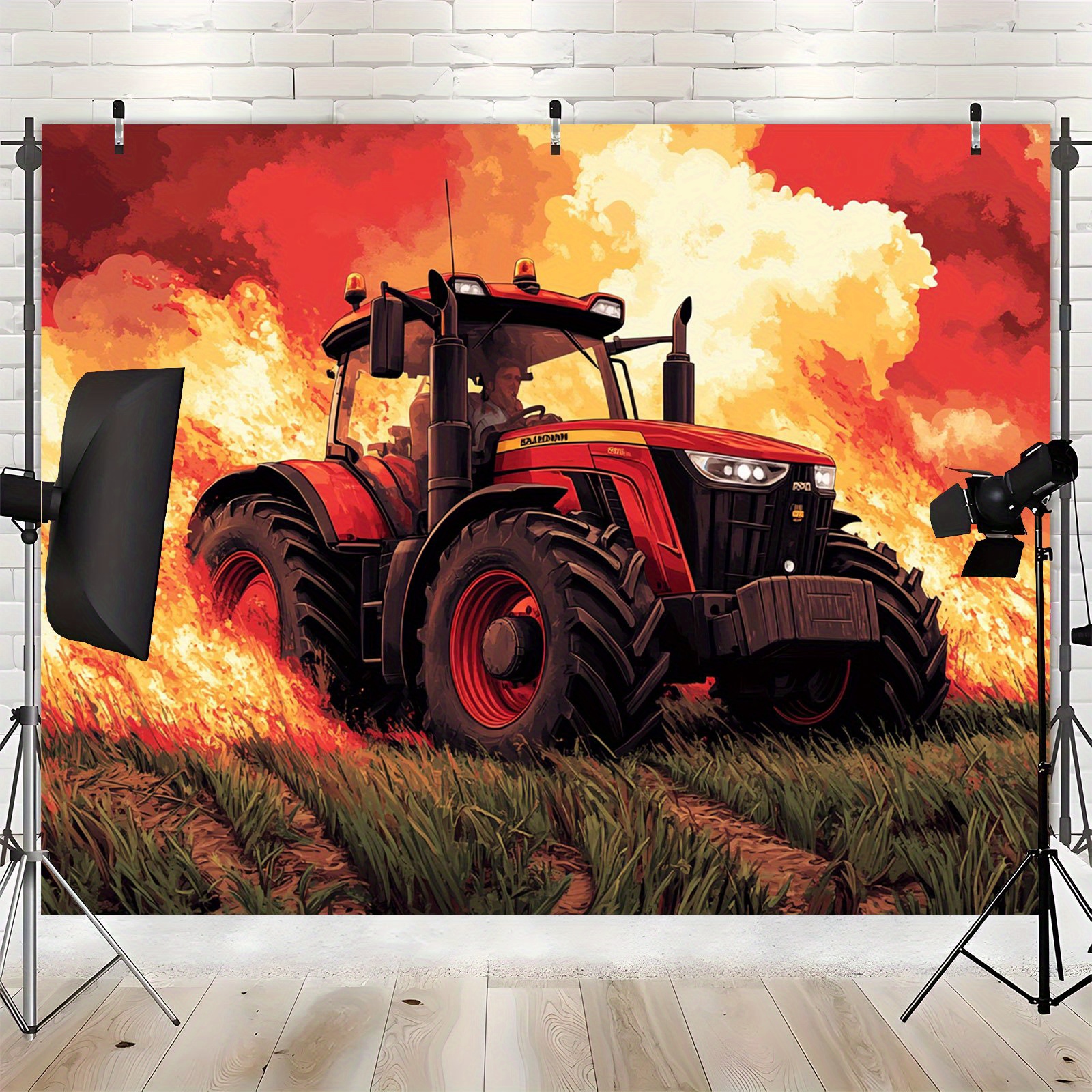 tractor photo booth - Ghana