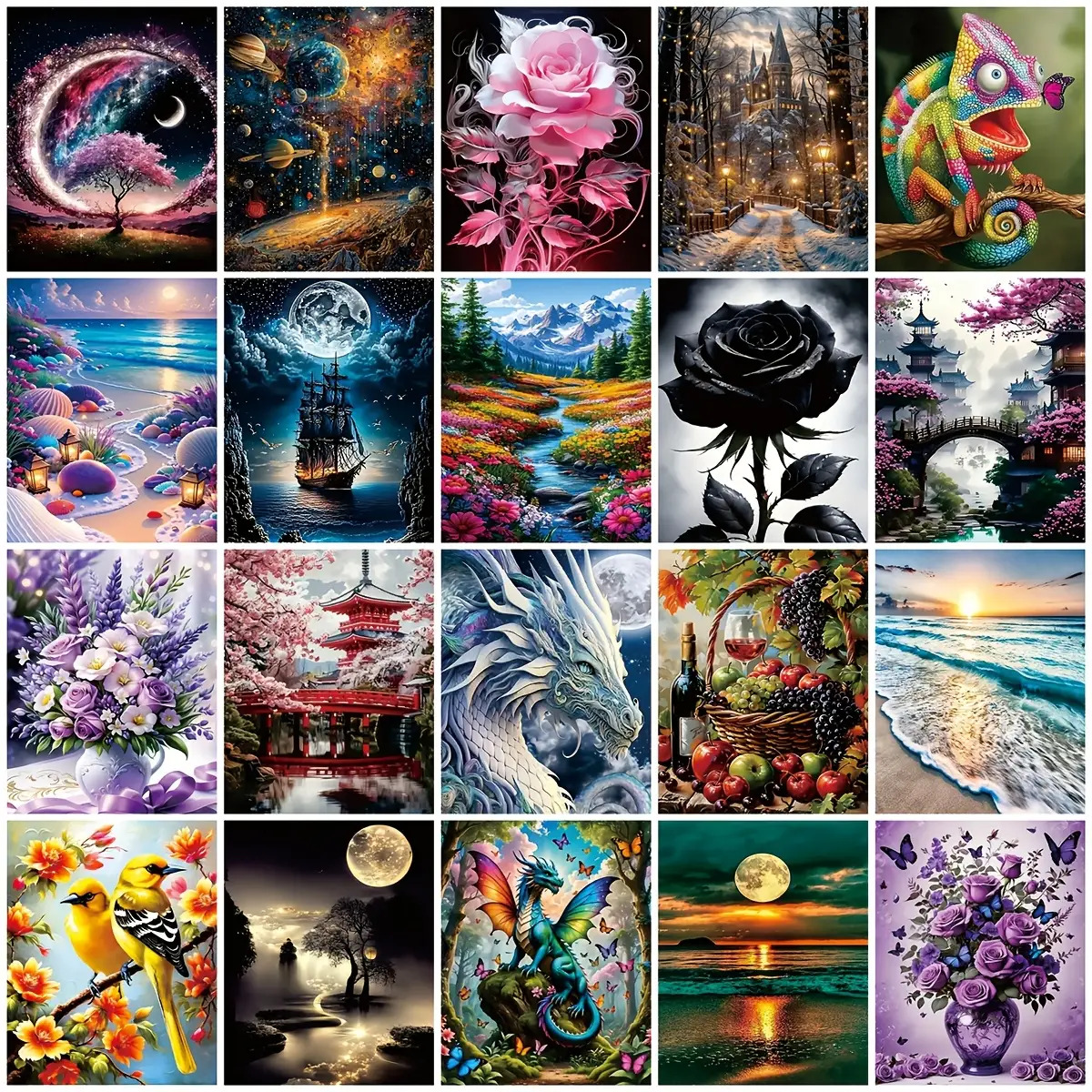 diamond dots kits sold on Temu United States