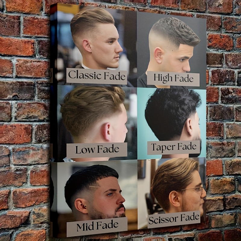 Barber Shop Chart Of Haircuts The Barber Hairstyle Guide 2015